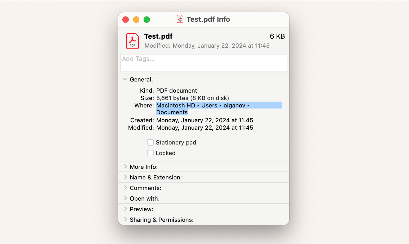 How to copy file paths on Mac