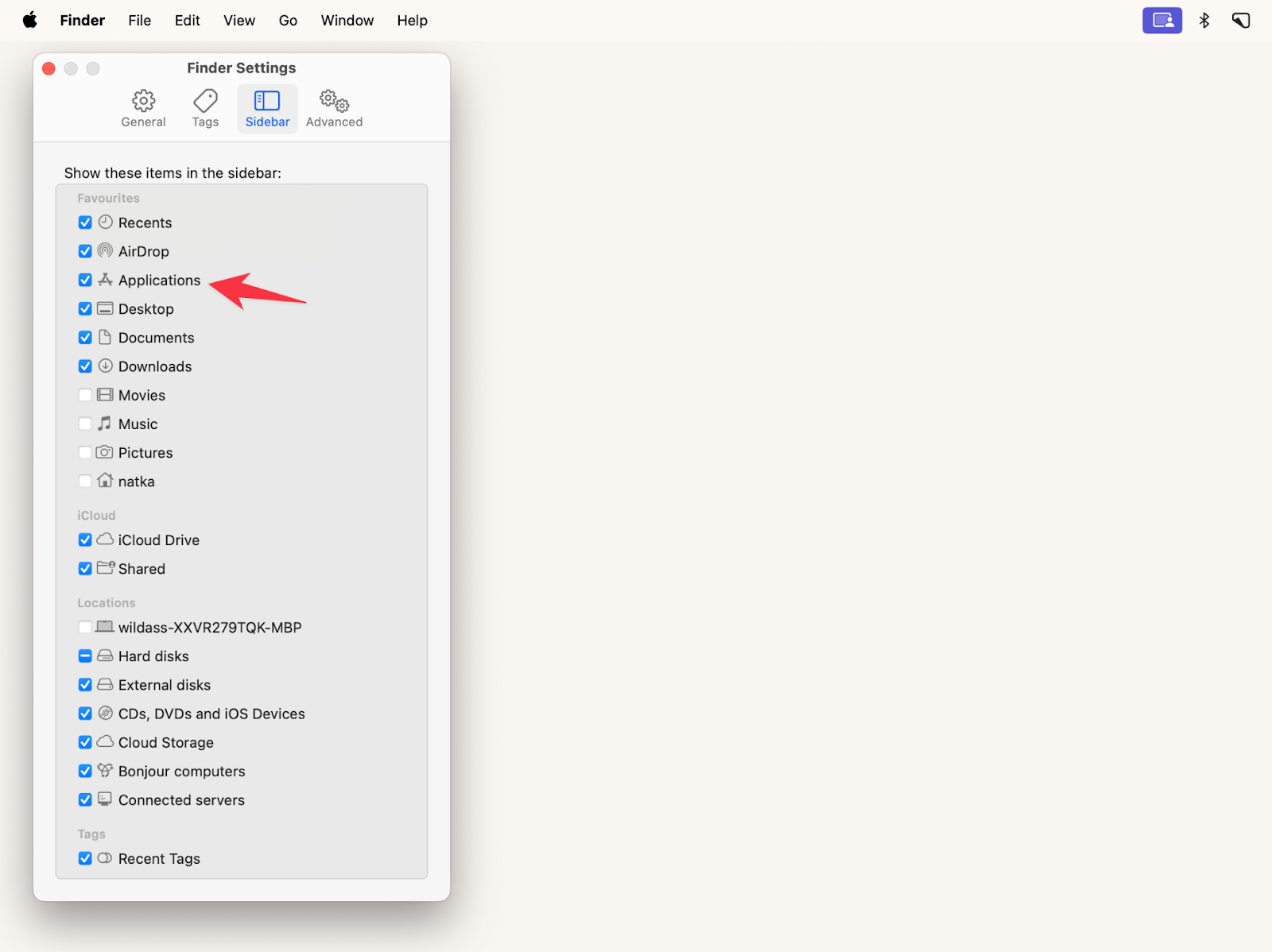 Where is Applications folder on Mac?