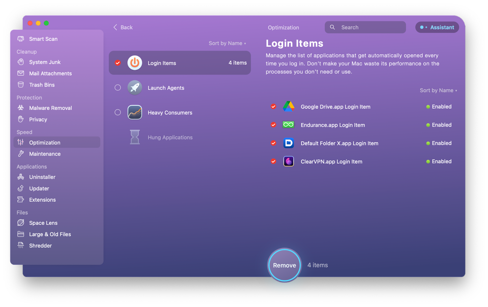 How to control Mac startup programs?