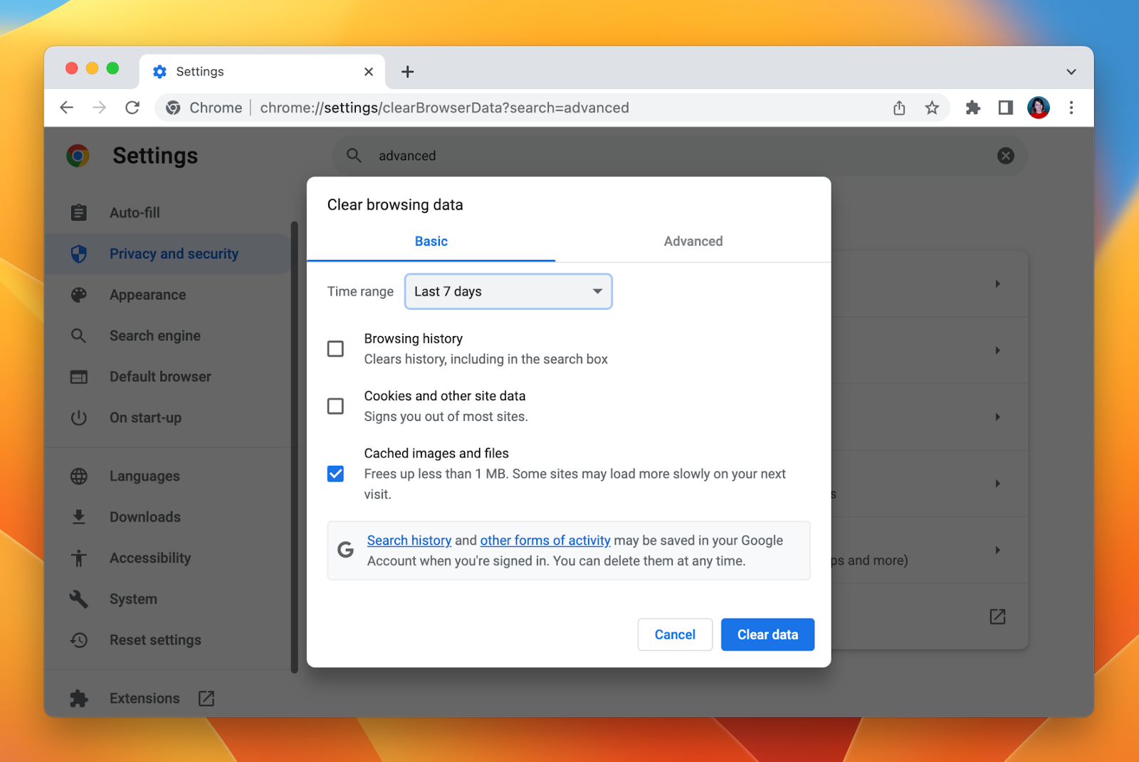 How to clear cache on a Mac