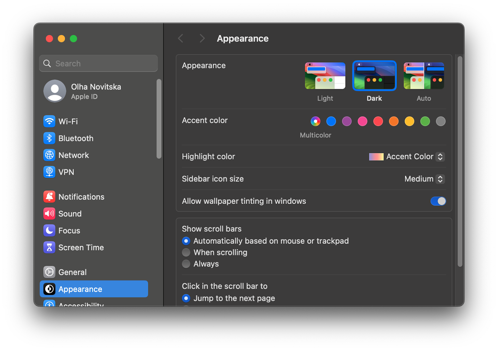 How to make Dark Mode on a Mac