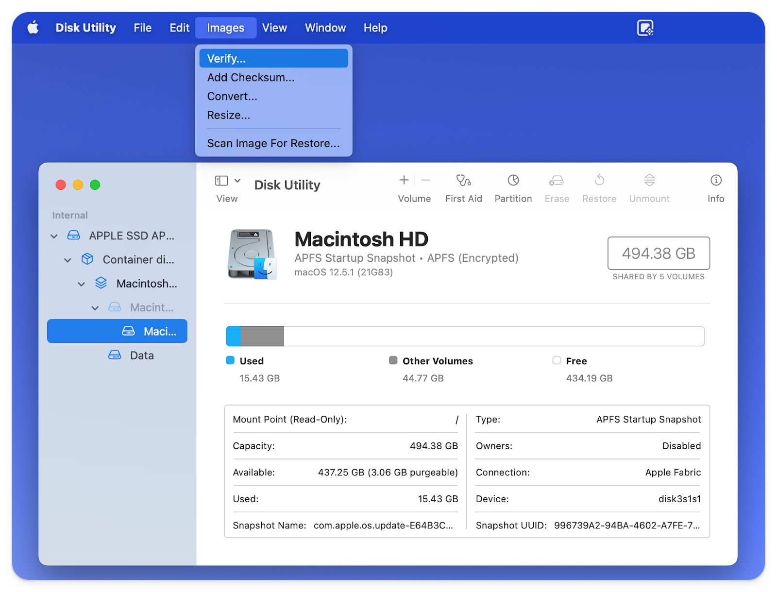 Get rid of “The following disk images couldn’t be opened” warning