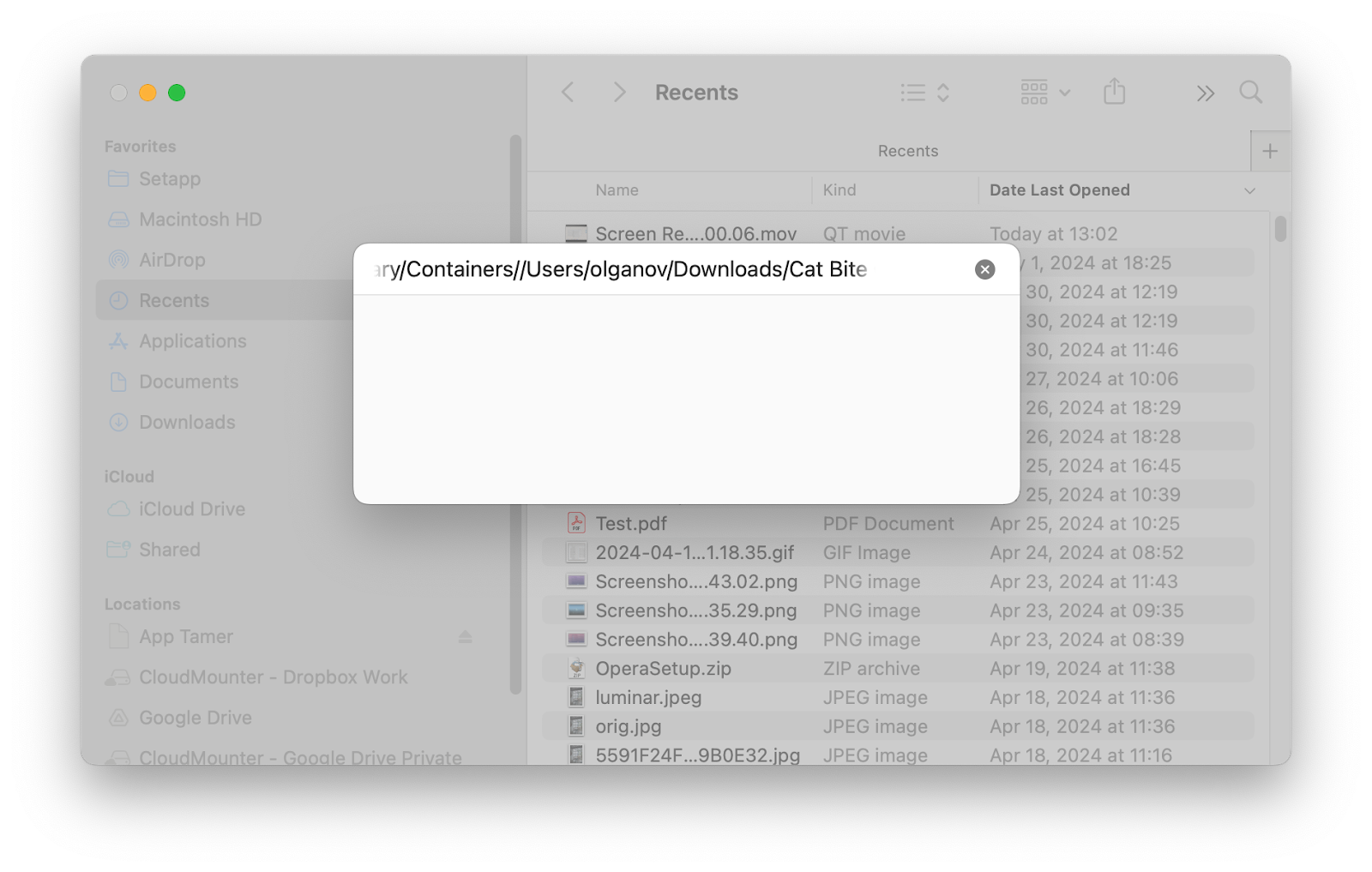 How to copy file paths on Mac