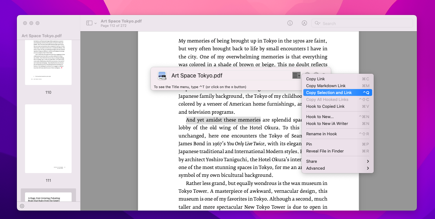 How to create a hyperlink in any document