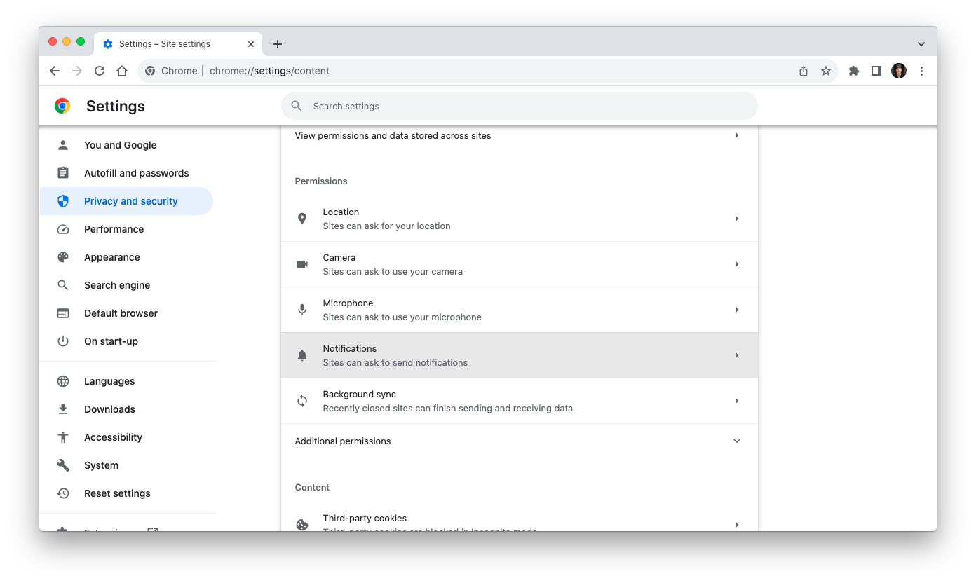 How to turn off Chrome notifications on a Mac [2023]