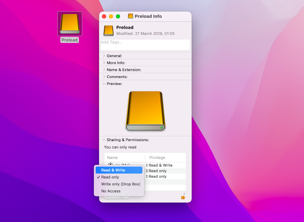 How to remove read-only disk drive permissions on Mac How to remove read-only disk drive permissions on Mac
