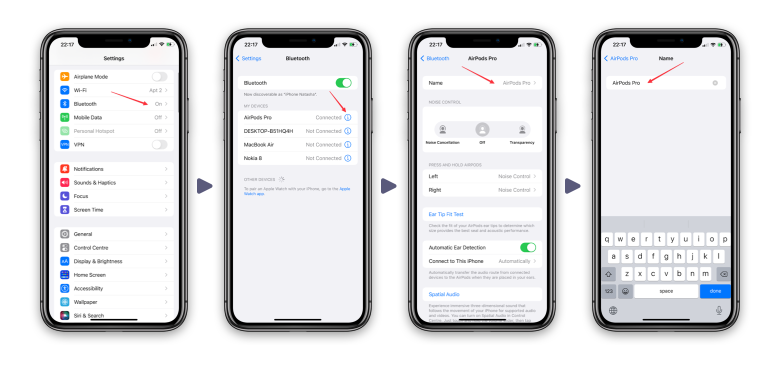 How to rename your iPhone, iPad, Mac, iWatch, and AirPods