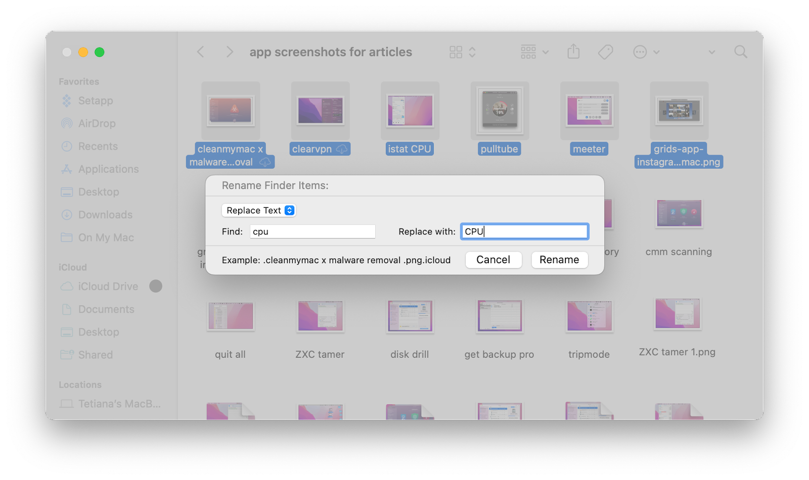 How To Rename Multiple Files At Once