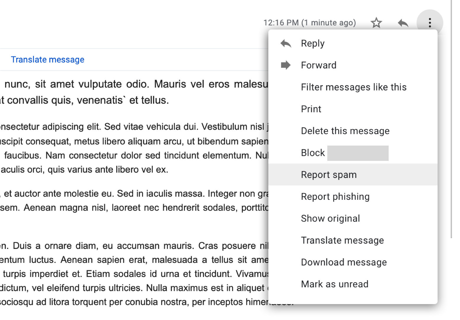 How to block emails on Gmail