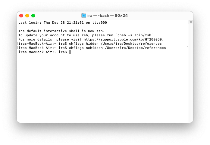 How to hide folders and files on Mac for privacy